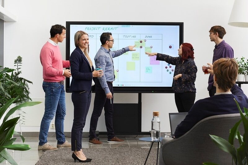 InGlass Interactive Touch Display Technology