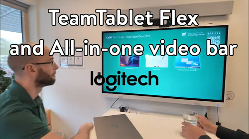Logitech Rally Bar and TeamTablet Flex