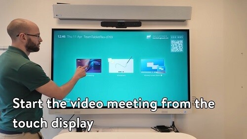 Poly Studio X All-in-one video bar and TeamTablet Flex